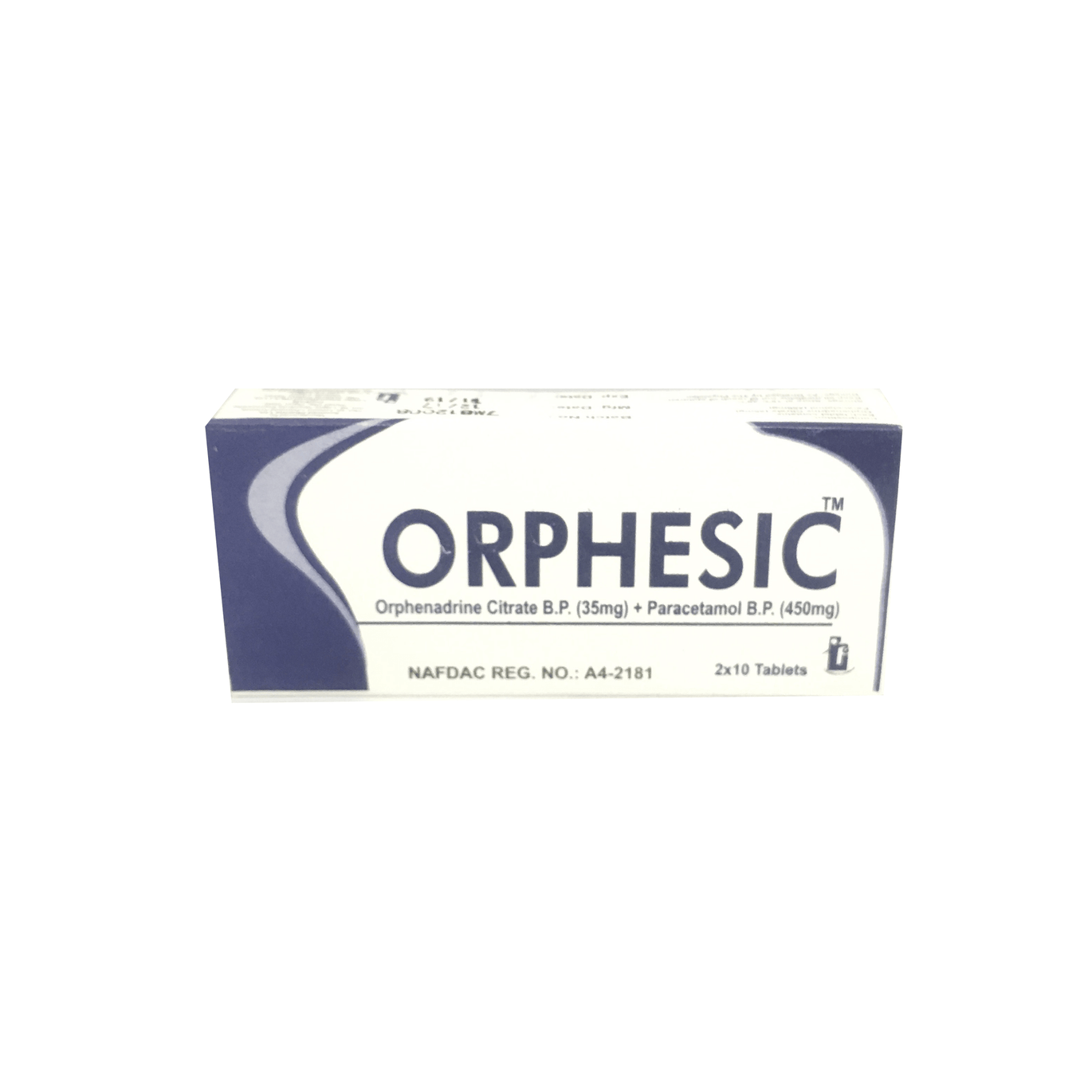 Orphesic Orphenadrine Citrate 2 x 10 – Precious Pharmacy